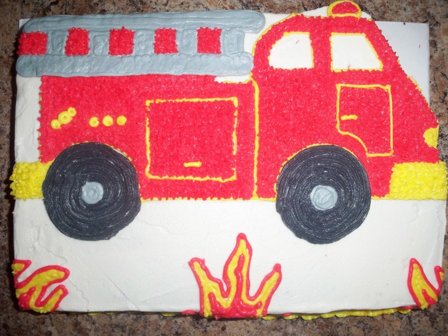 Fire Truck - CakeCentral.com