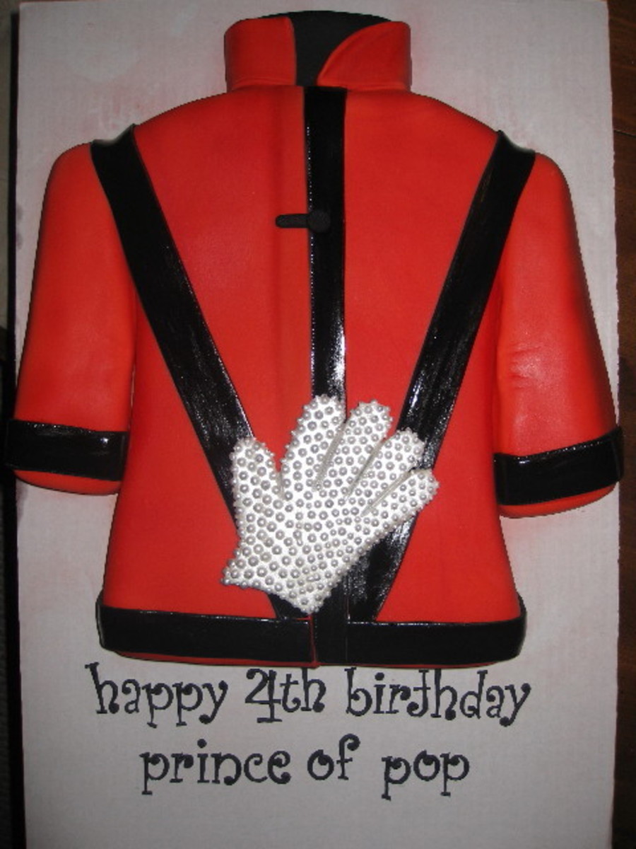 Michael Jackson's Jacket Cake - CakeCentral.com