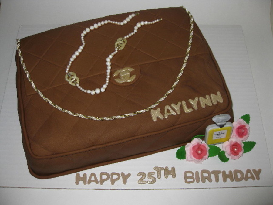 Chanel Purse Birthday Cake - CakeCentral.com