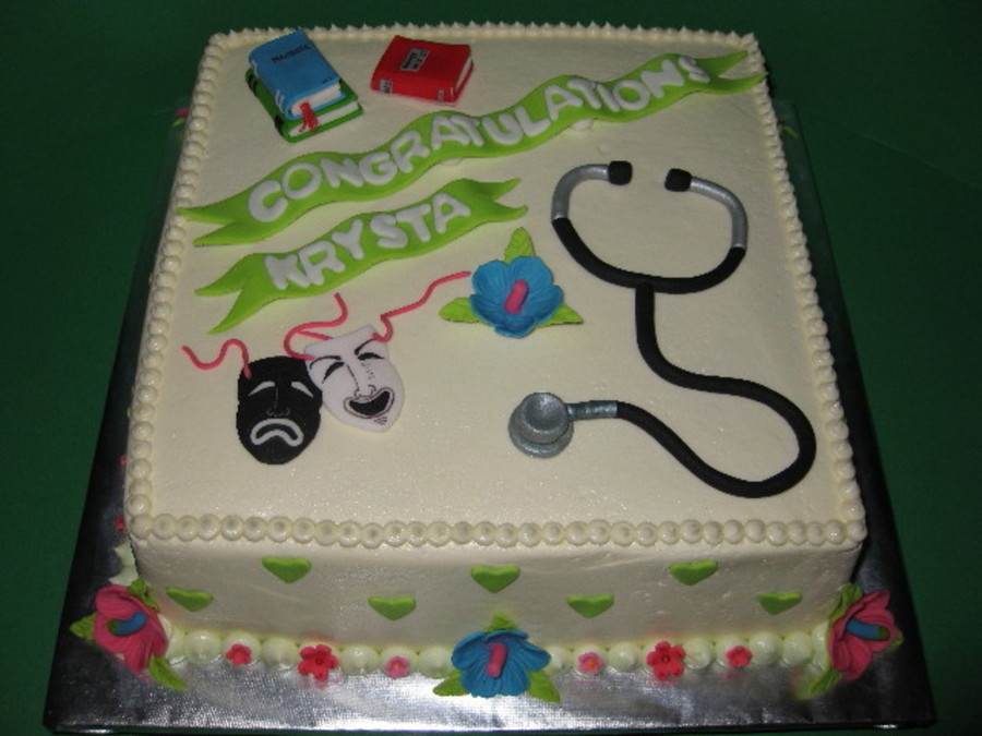 Krysta's Graduation Cake - CakeCentral.com