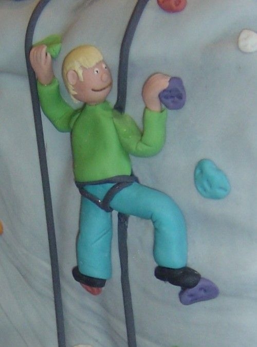 Indoor Rock Climbing Birthday Cake - CakeCentral.com
