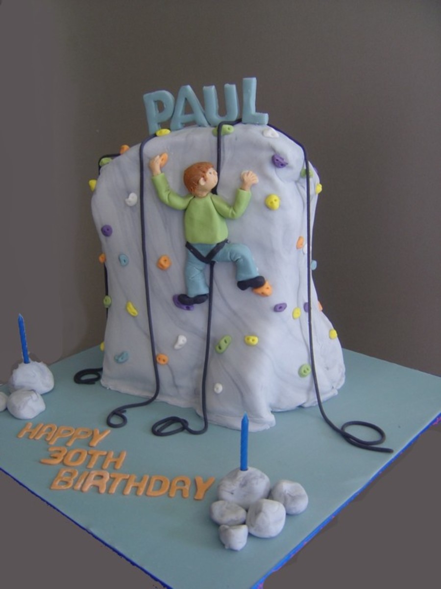 Indoor Rock Climbing Cake - CakeCentral.com