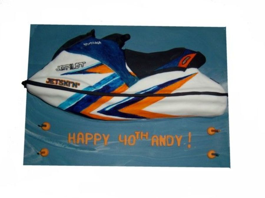 Jet Ski Cake - CakeCentral.com