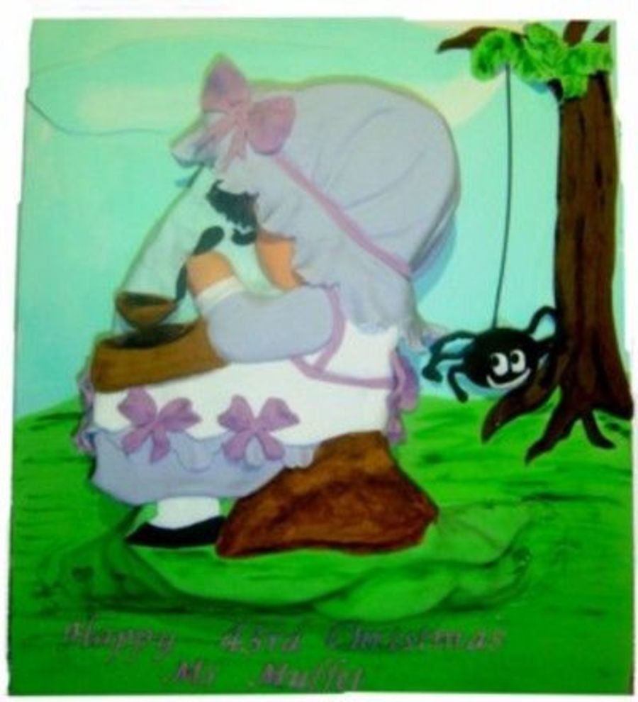 Little Miss Muffet Cake - CakeCentral.com