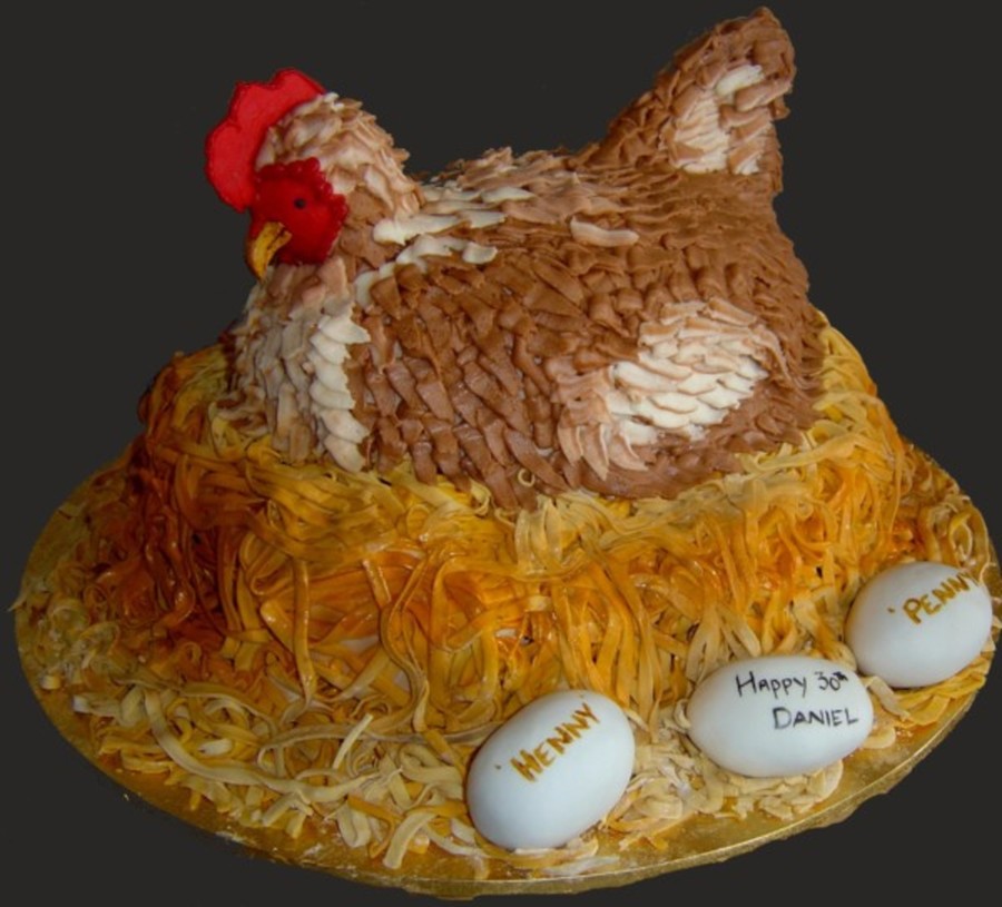 Chook 30Th Birthday Cake - CakeCentral.com