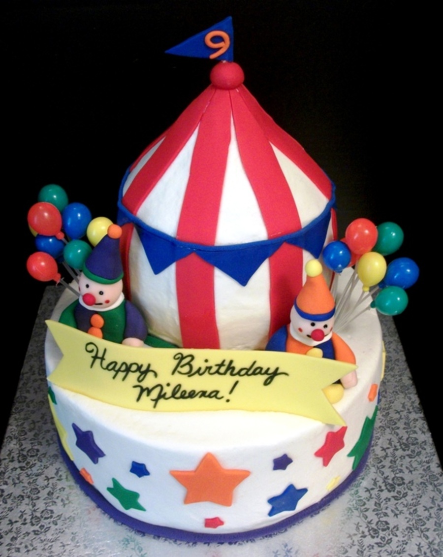 Carnival-Circus Theme Cake - CakeCentral.com