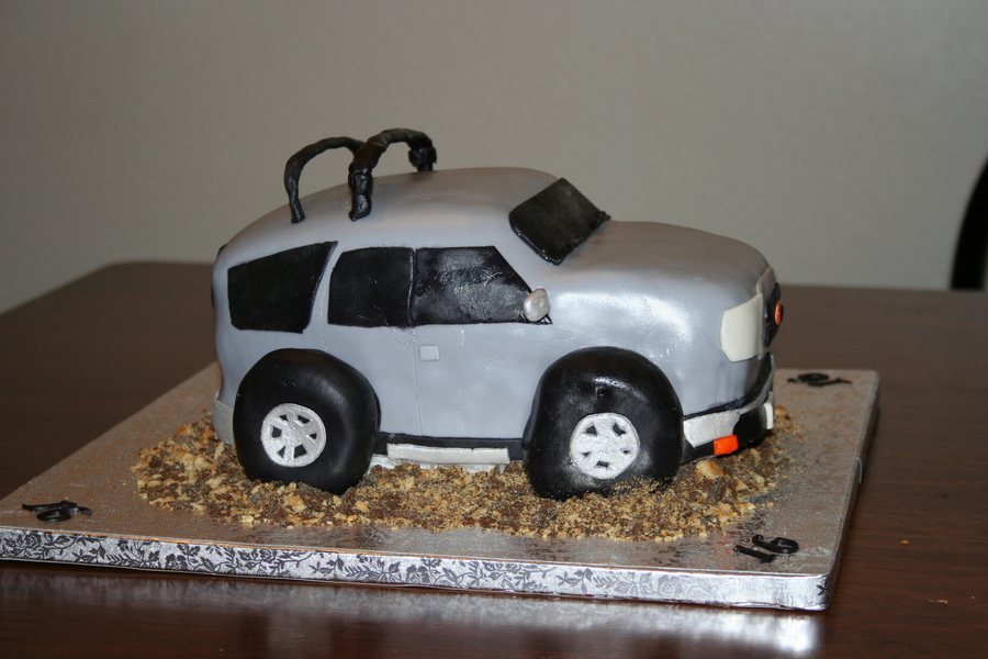 Toyota 4Runner Cake For Sixteenth Birthday - CakeCentral.com