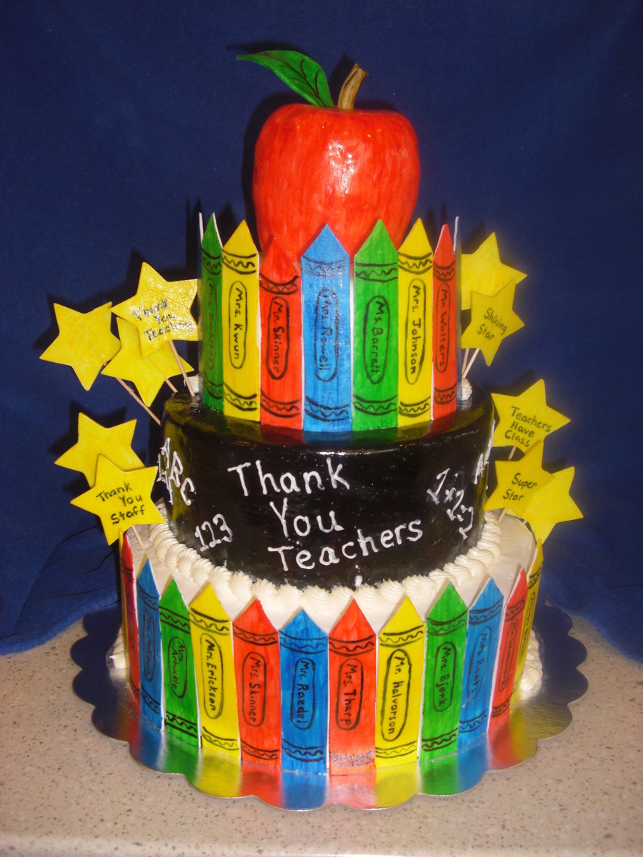 Teacher Appreciation Cake - CakeCentral.com