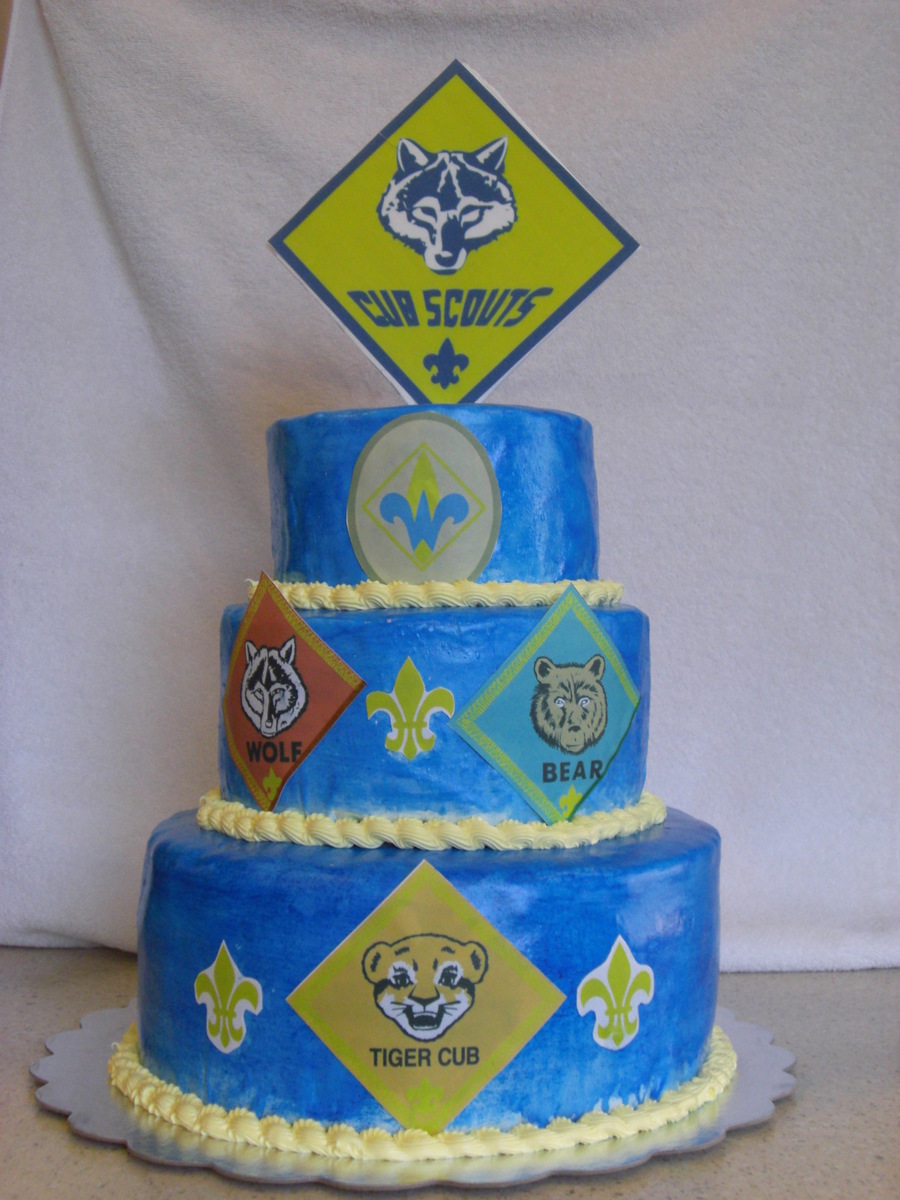 Cub Scout - Blue & Gold - CakeCentral.com