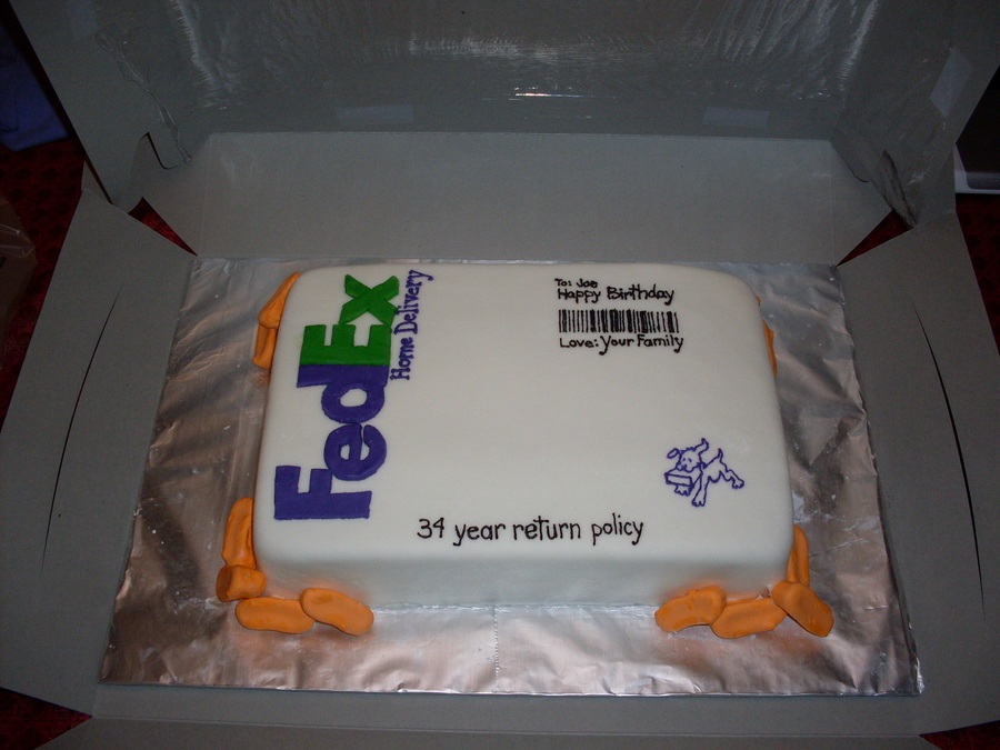 Fedex Birthday Cake - CakeCentral.com