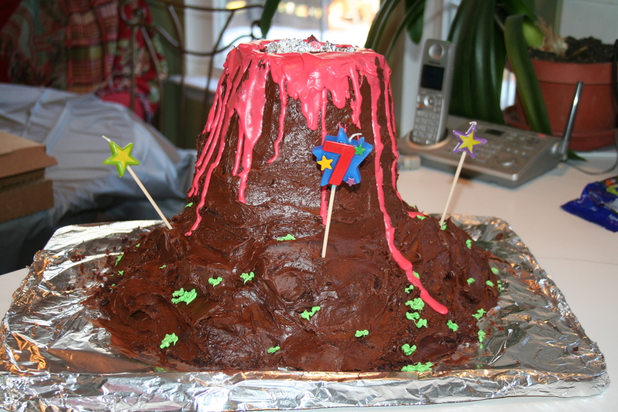 Erupting Volcano - CakeCentral.com