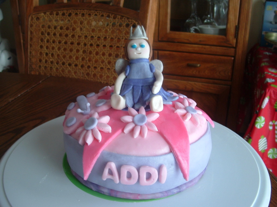 Pink And Purple Birthday Cake - CakeCentral.com