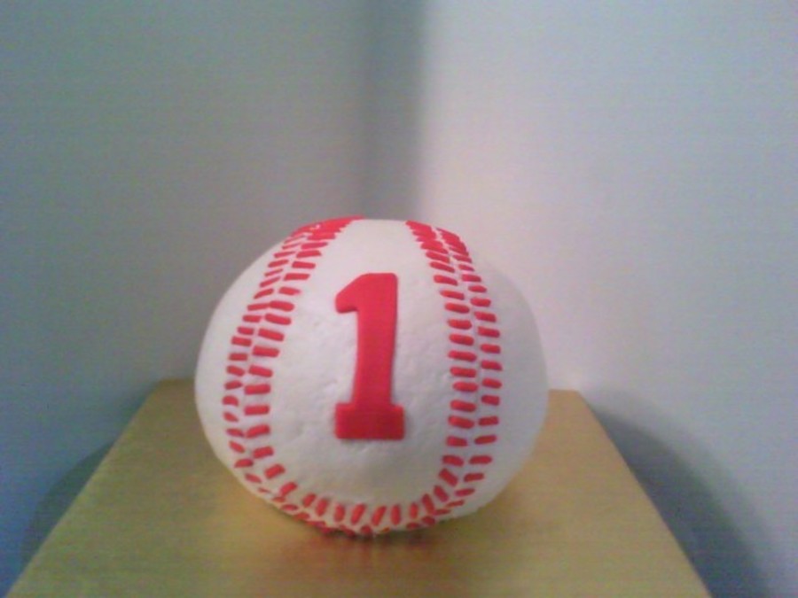 Baseball Smash Cake - CakeCentral.com