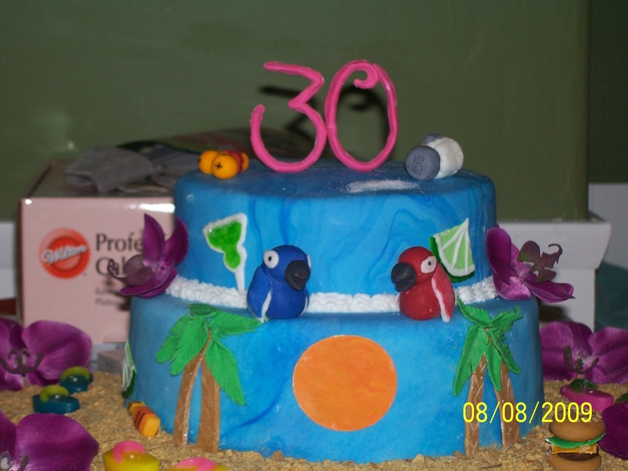 Jimmy Buffett Cake - CakeCentral.com