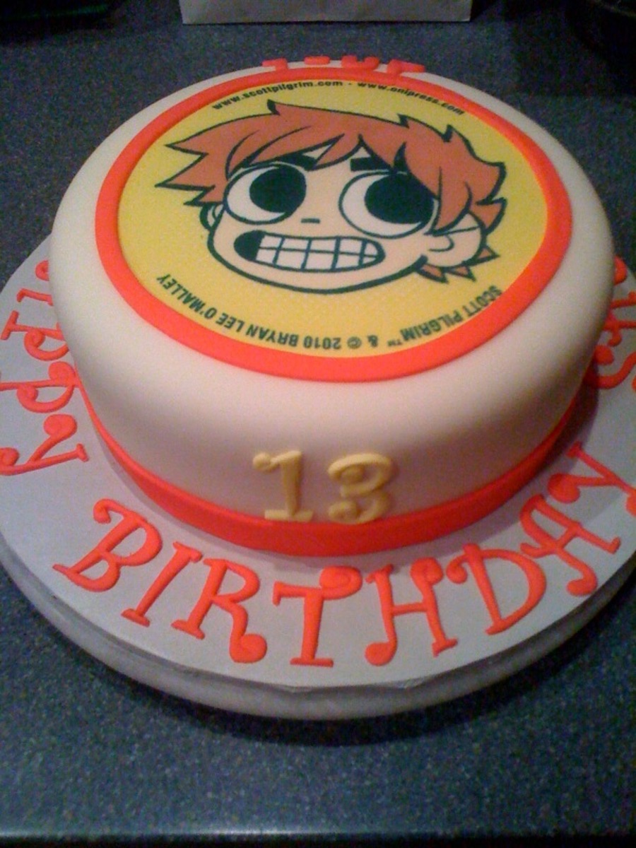 Scott Pilgrim Cake - CakeCentral.com