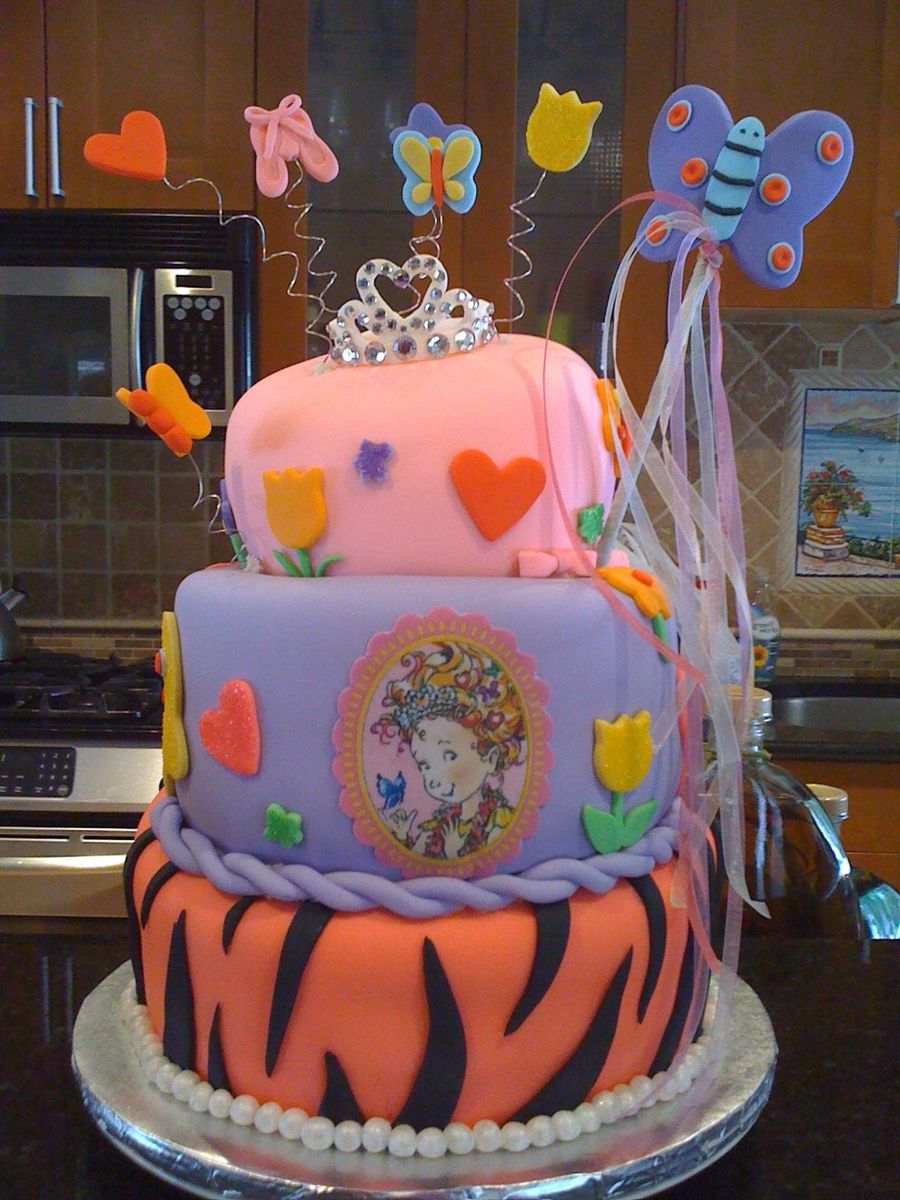 Fancy Nancy Cake - CakeCentral.com