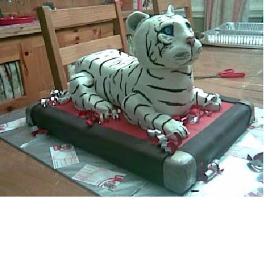 White Tiger Cake - CakeCentral.com