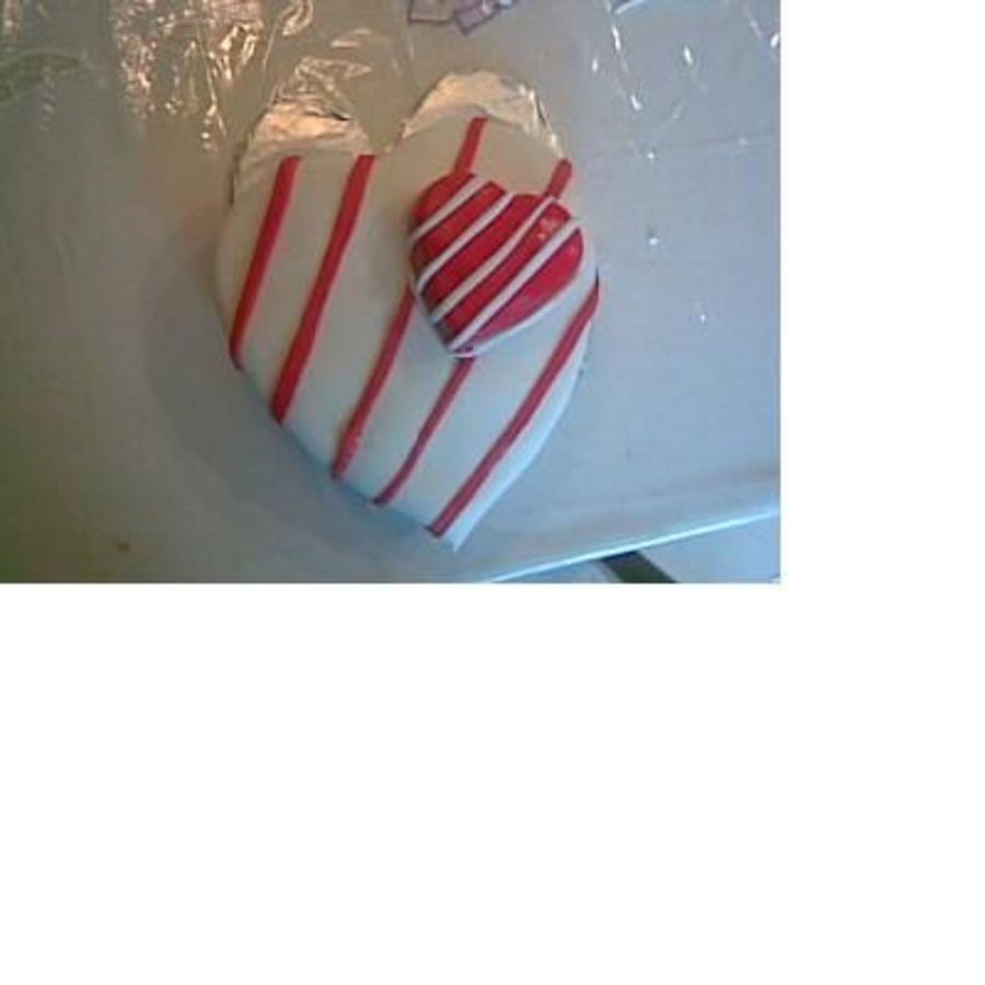 Double Heart Cake - CakeCentral.com