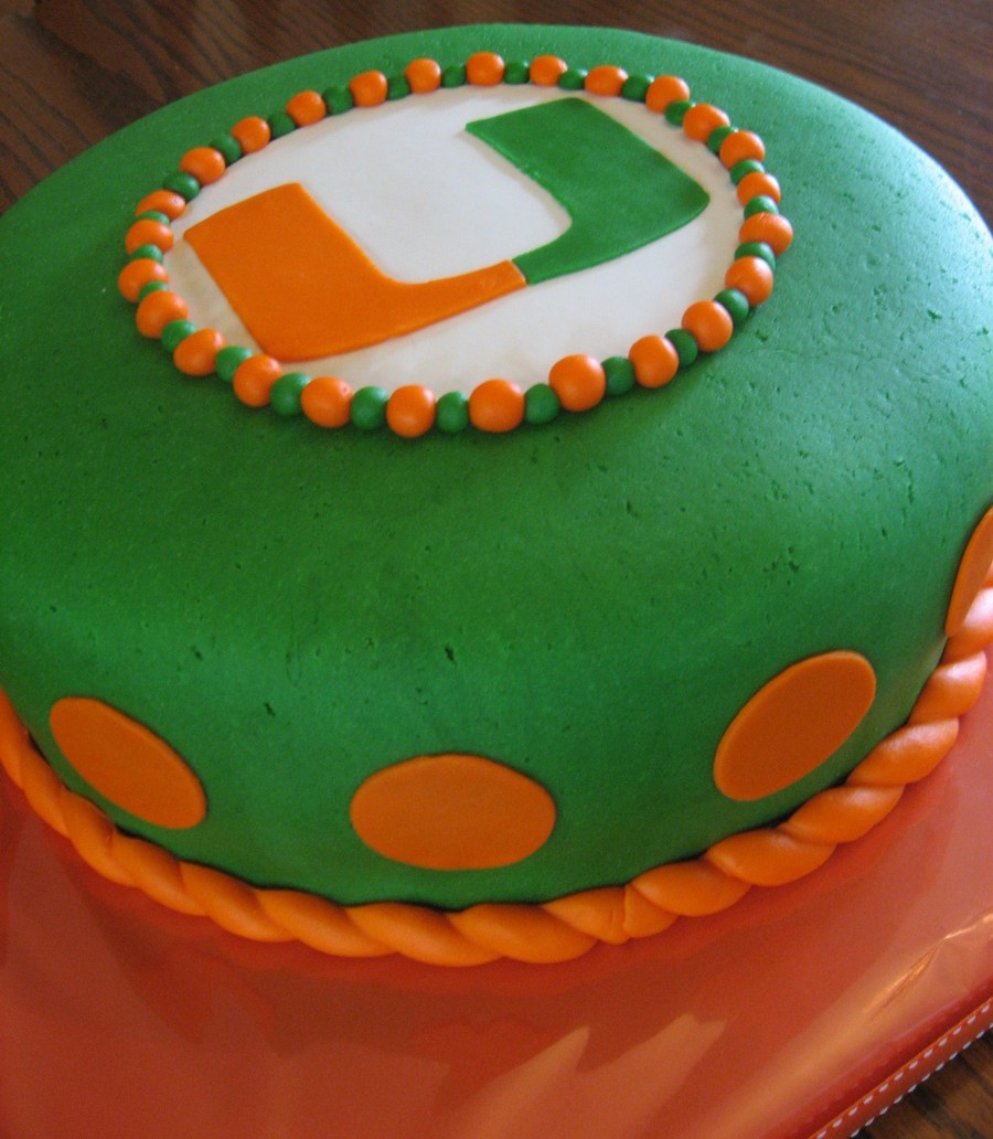 University Of Miami Cake - CakeCentral.com