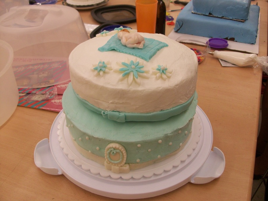 First Stacked Cake - CakeCentral.com