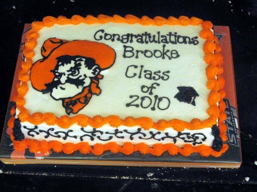 Osu Graduation Cake - CakeCentral.com