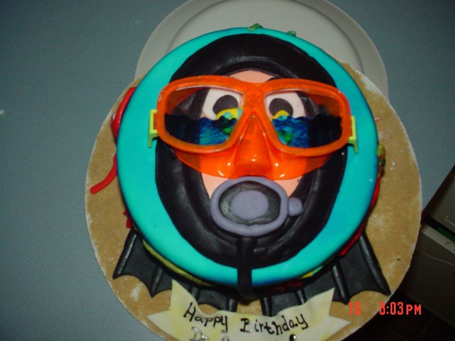 Scuba Cake - CakeCentral.com