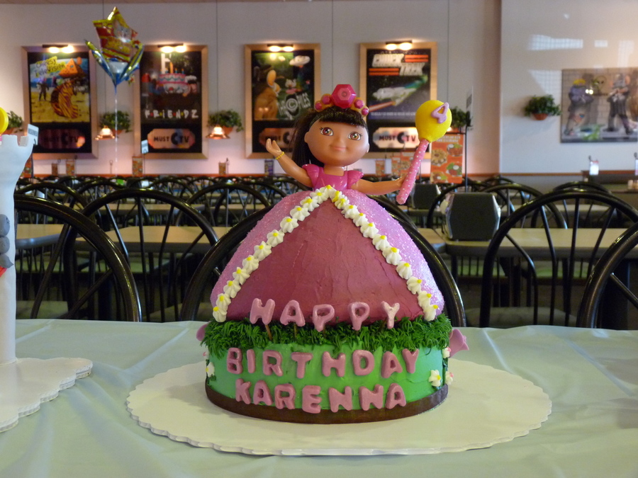 Dora Princess Birthday Cake - CakeCentral.com