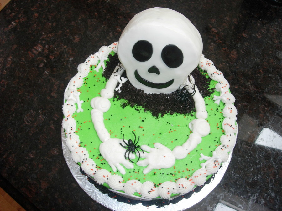 Skeleton Birthday Cake - CakeCentral.com