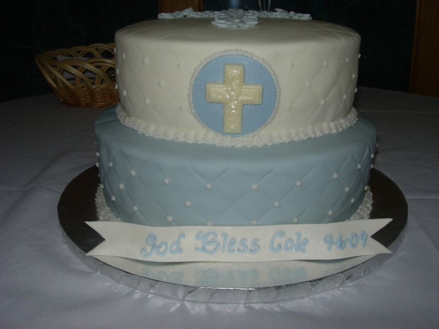 Baptism Cake - CakeCentral.com