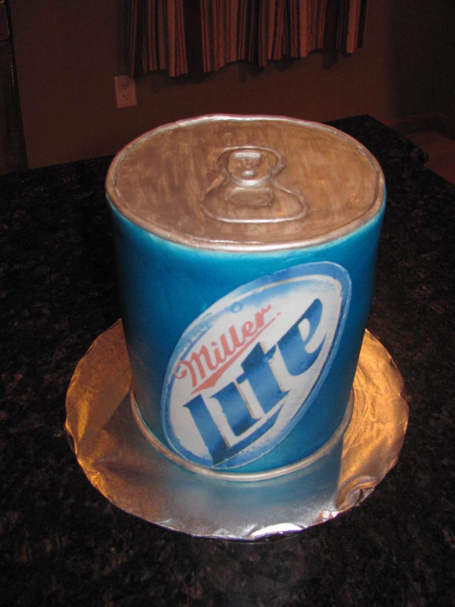 Miller Lite Beer Can - CakeCentral.com