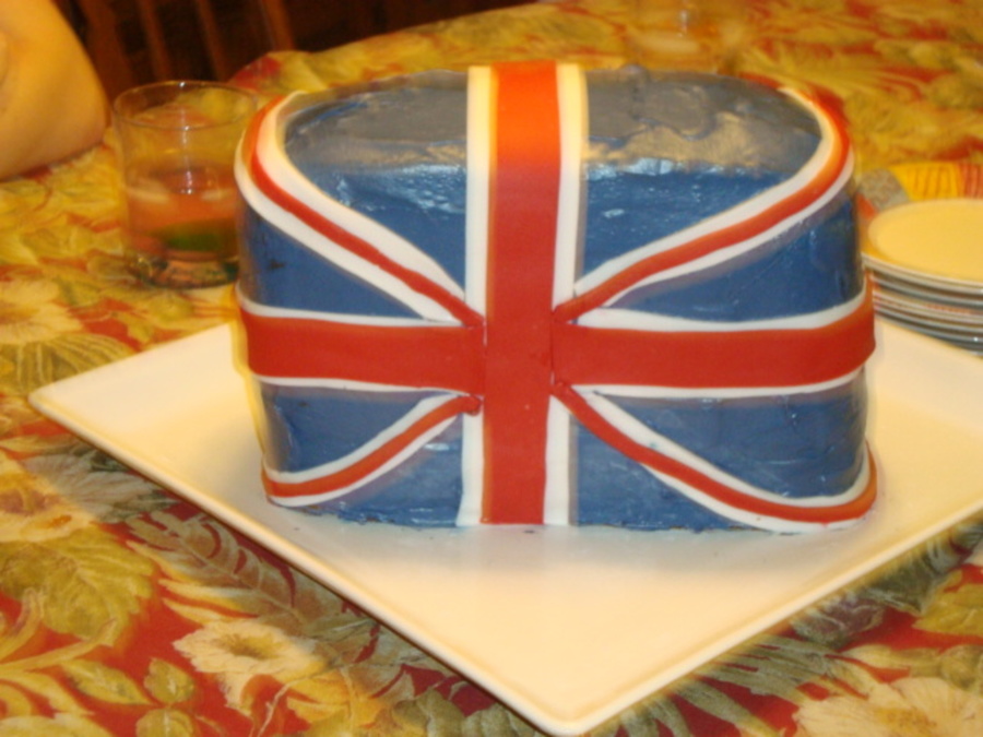 British Flag Cake - CakeCentral.com