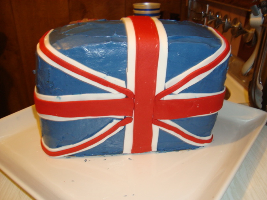 British Flag Cake - CakeCentral.com