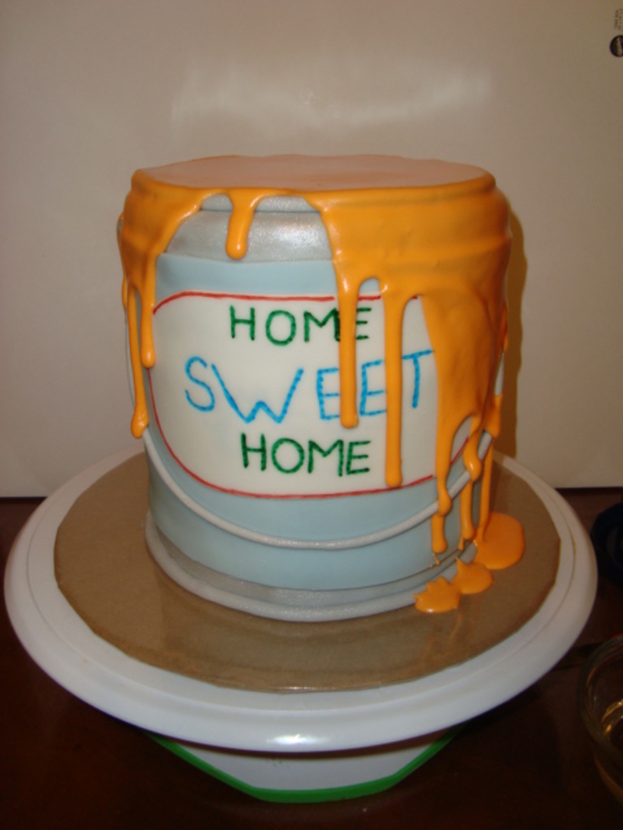 Paint Can Cake - CakeCentral.com