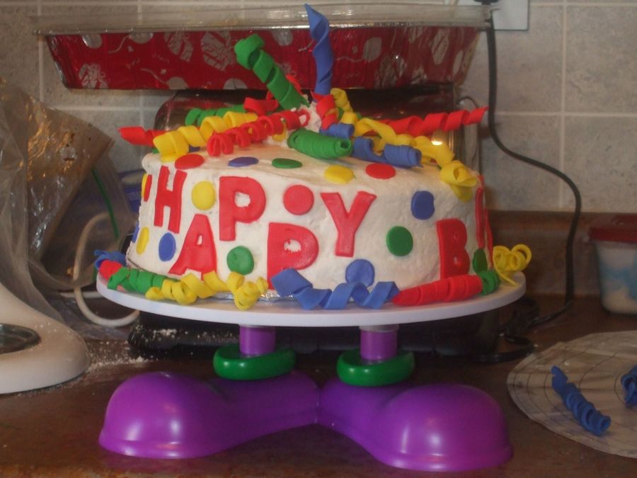 Silly Feet Cake - CakeCentral.com