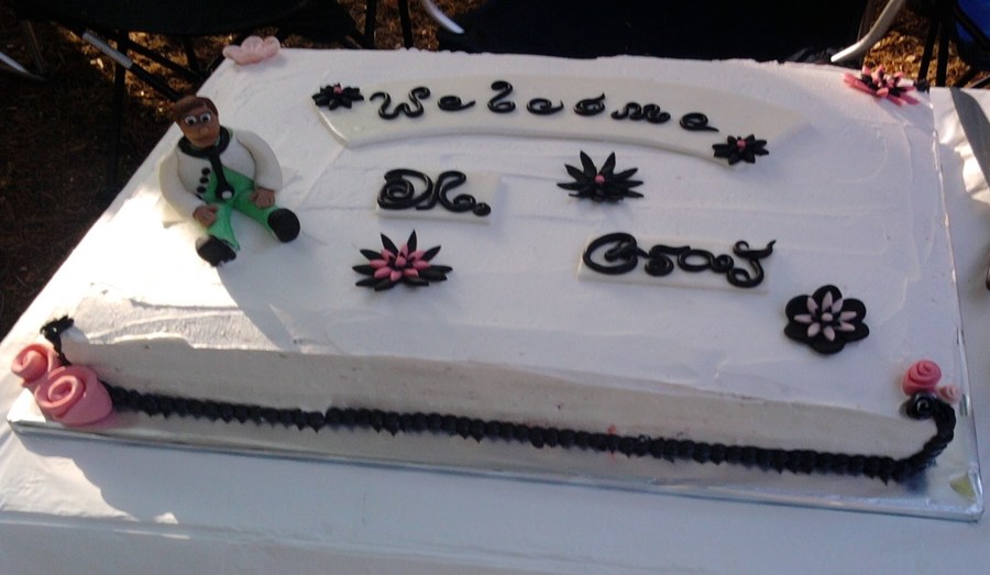 Welcome Cake For New Doctor To The Practice - CakeCentral.com