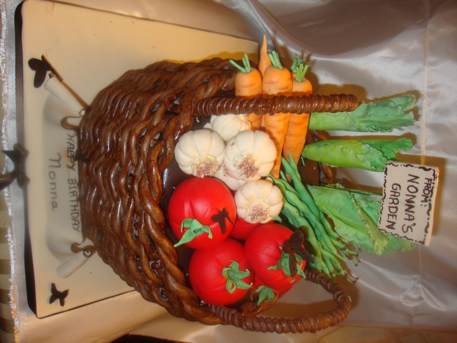Basket Full Of Vegetables! - CakeCentral.com