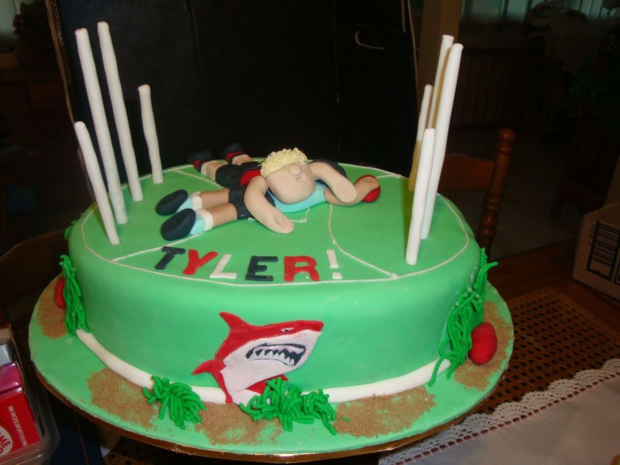 Footy Cake - CakeCentral.com