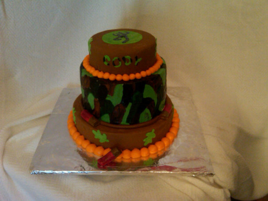 Camo Cake - CakeCentral.com