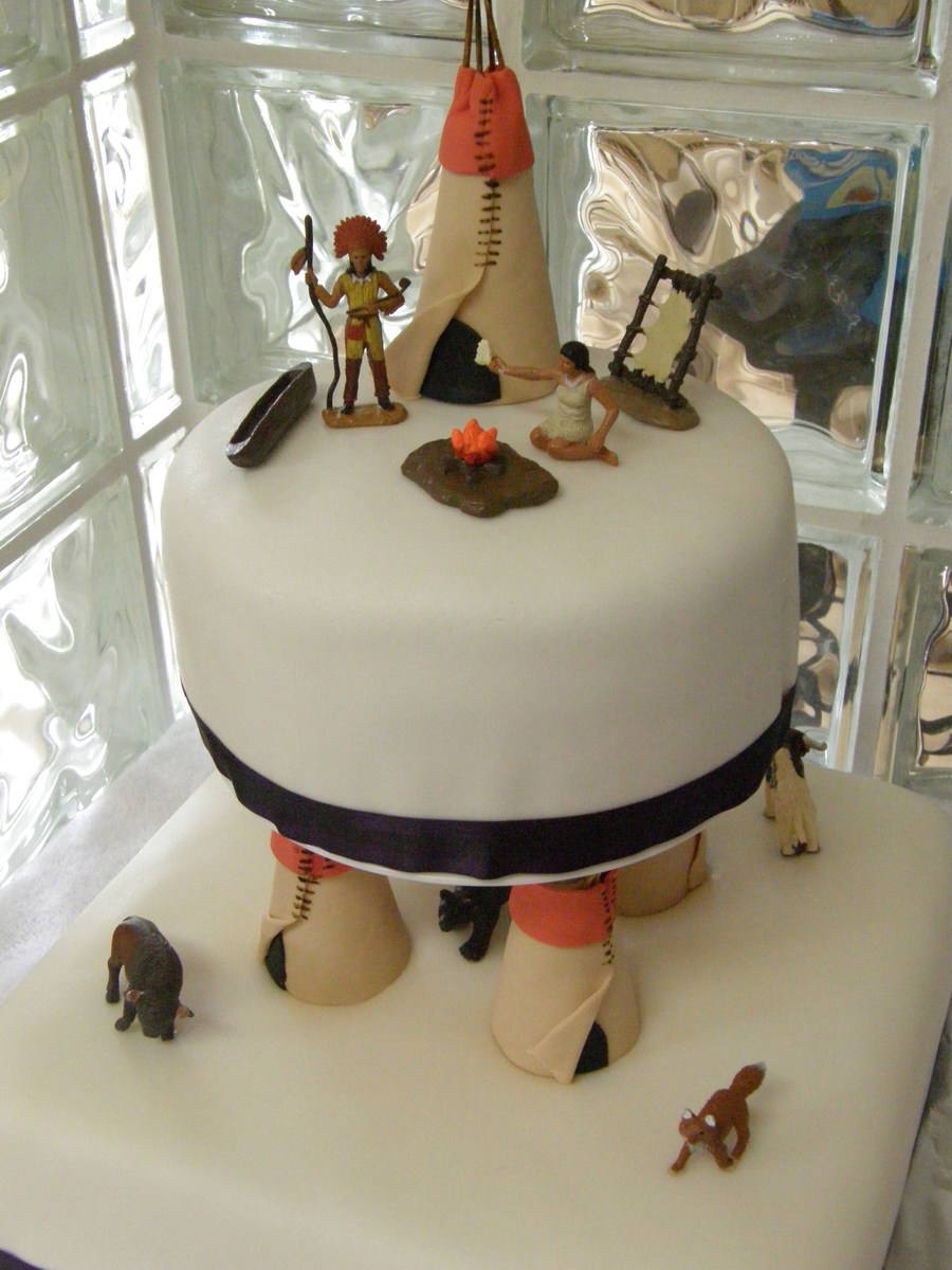 Native Themed Cake - CakeCentral.com