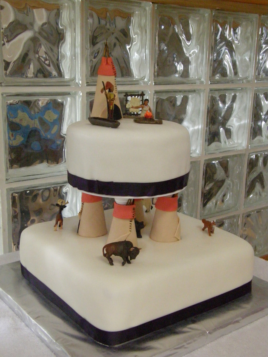 Native Themed Cake - CakeCentral.com