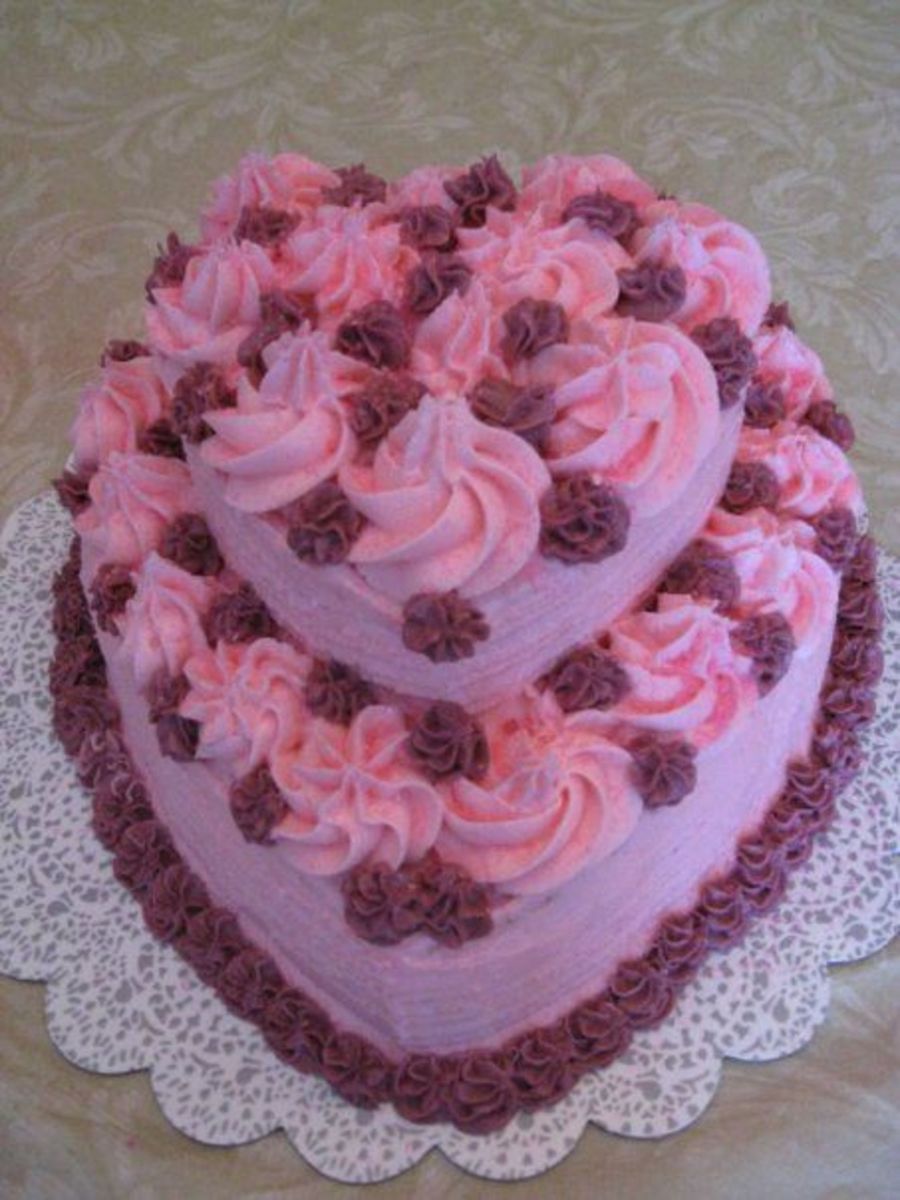 Valentines Day Cake For A Walk Cake - CakeCentral.com