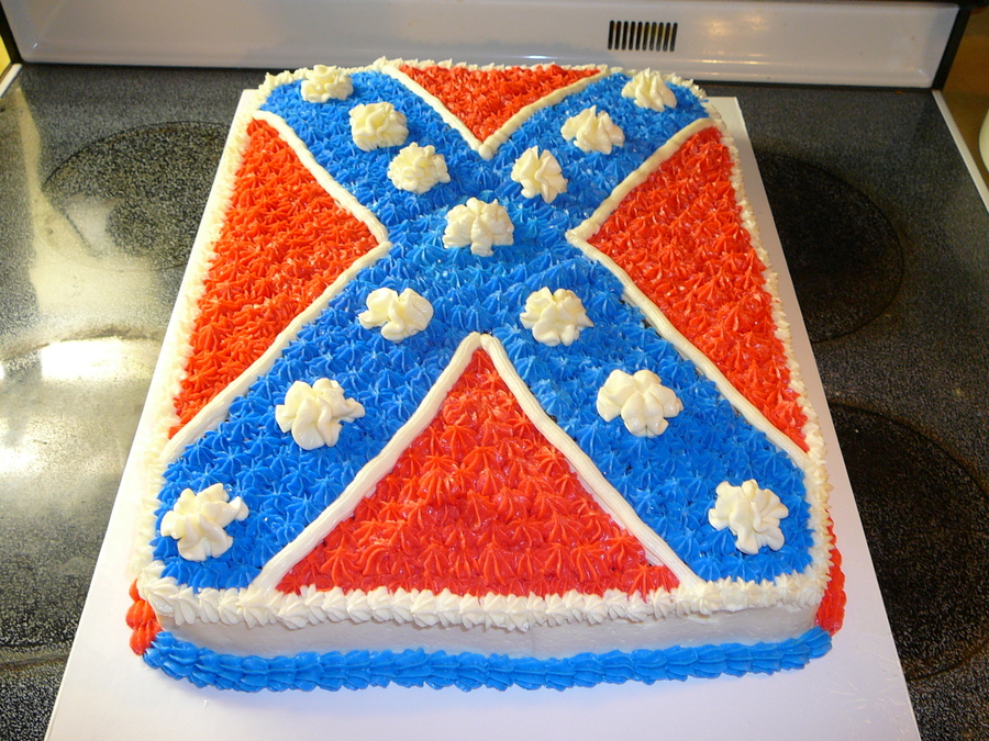 Rebel Flag - CakeCentral.com