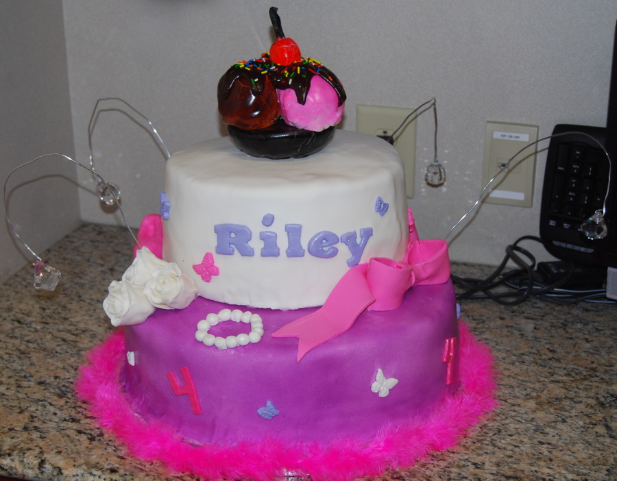 Fancy Nancy Cake - CakeCentral.com