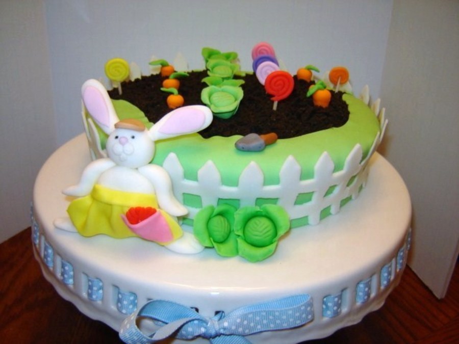 Garden Easter Cake - CakeCentral.com