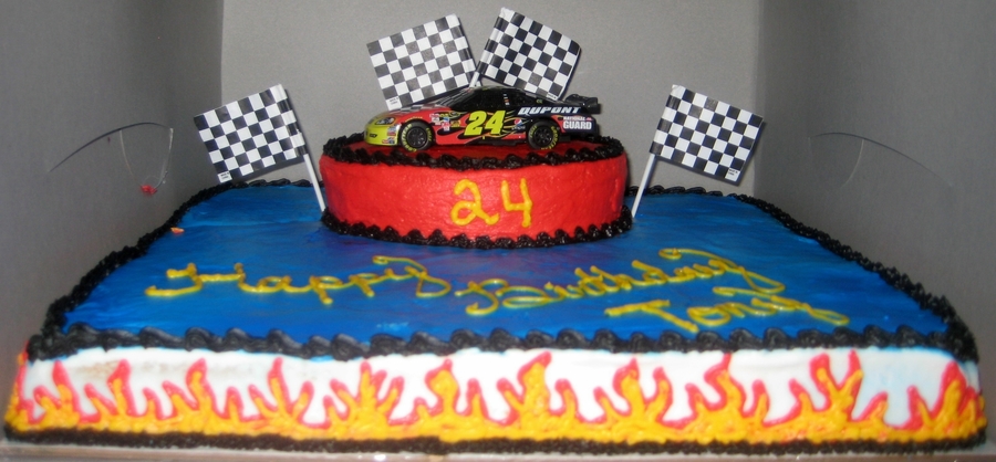 Jeff Gordan Cake - CakeCentral.com