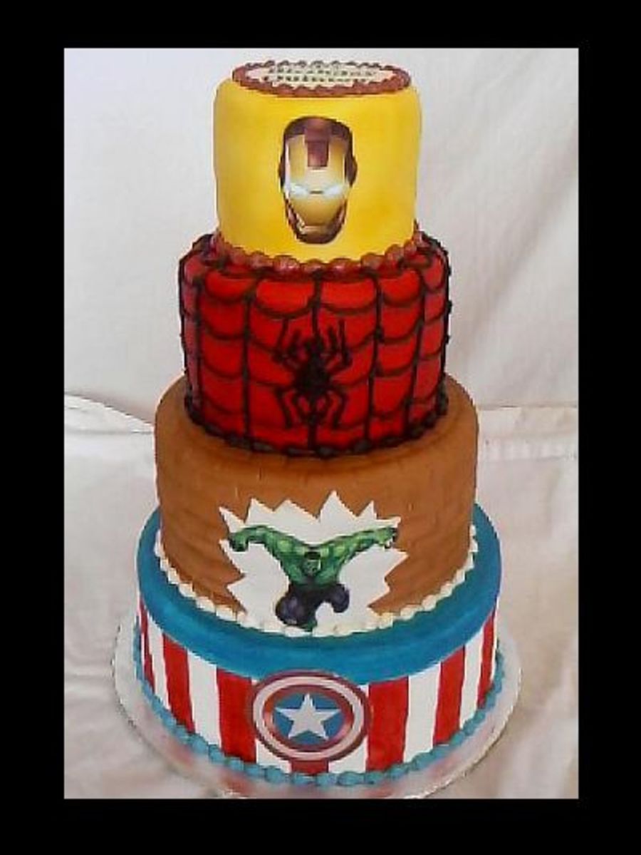 Marvel Cake - CakeCentral.com