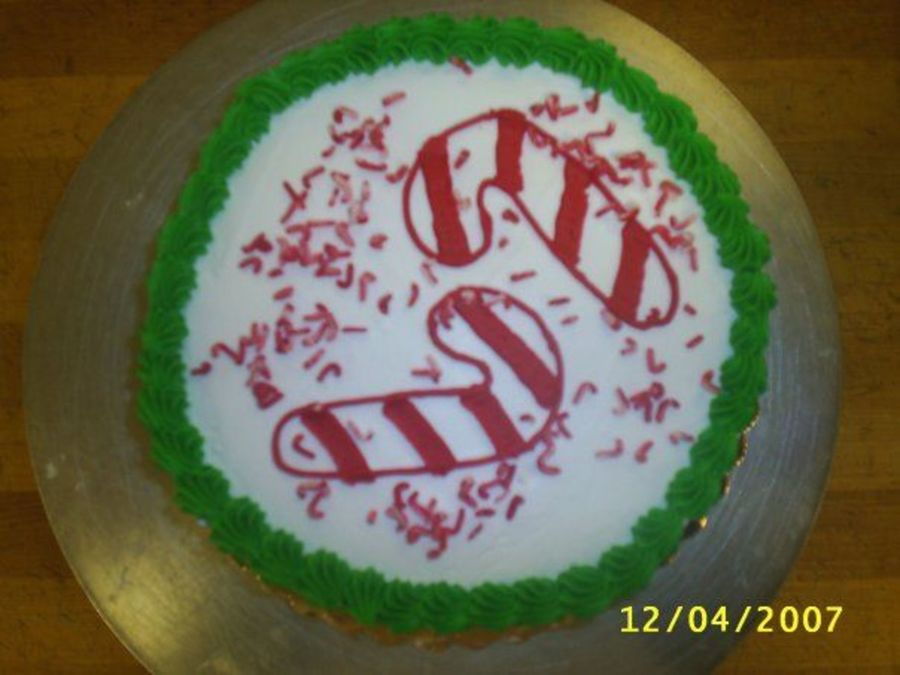 Candy Cane Cake - CakeCentral.com