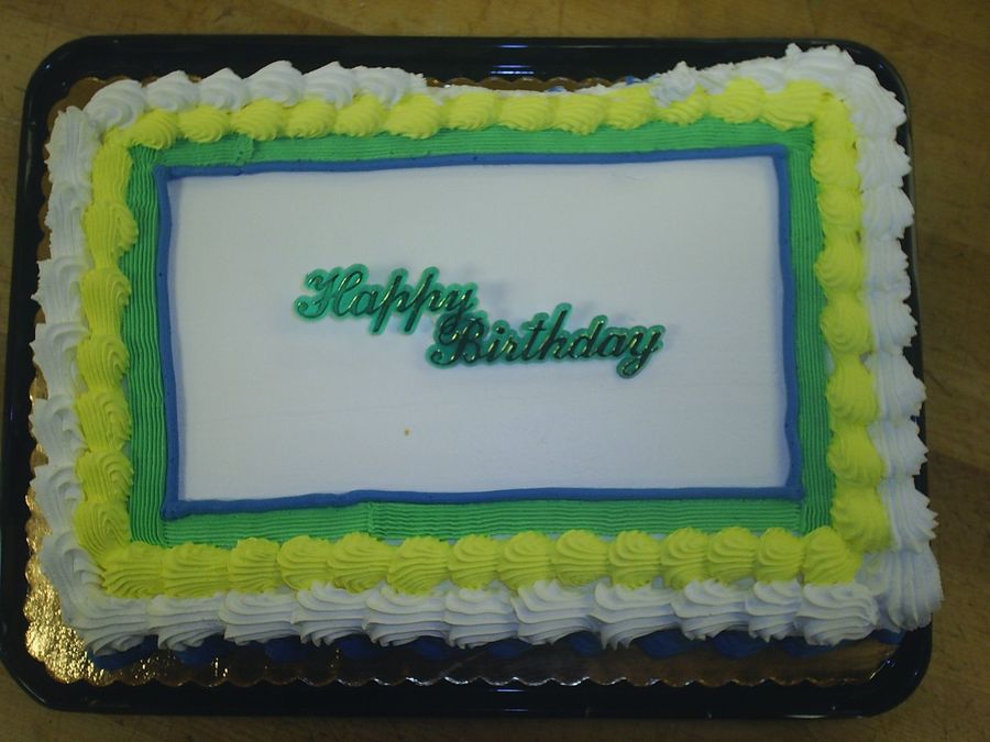 Quad Border Cake - CakeCentral.com