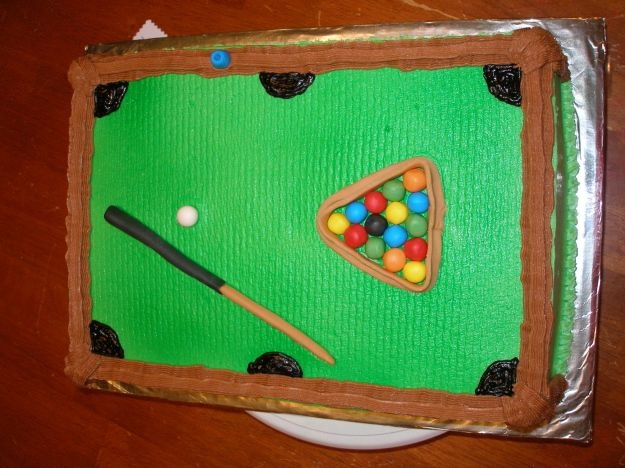 Pool Table Cake - CakeCentral.com