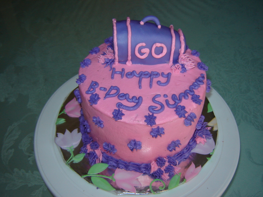 Cheerleader Birthday Cake - CakeCentral.com